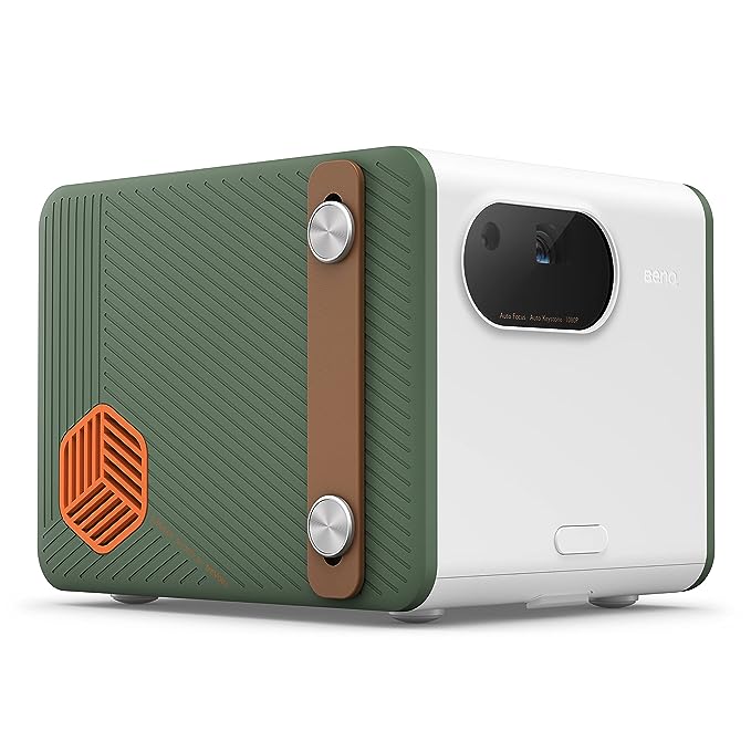BenQ GS50 4K Support 1080p LED Portable Smart Projector, Built-in Batt ...